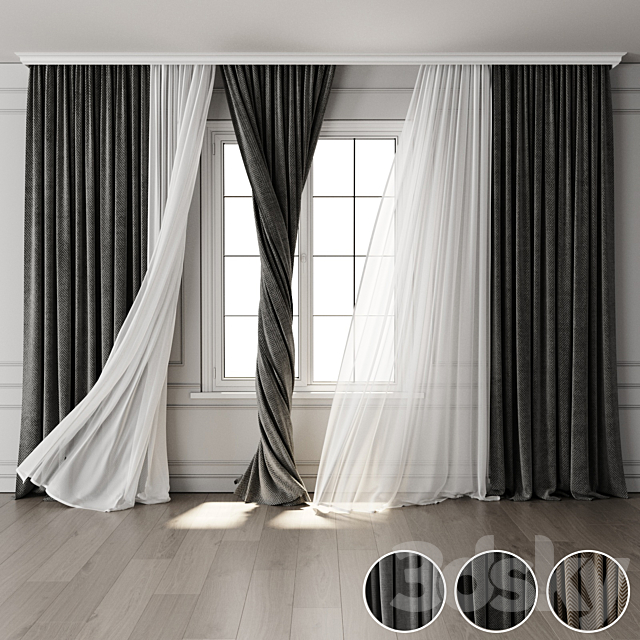 Curtain for Interior 123 3D Max - 3DMAXTER