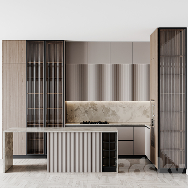 kitchen modern274 - No.2 3D Max - 3DMAXTER