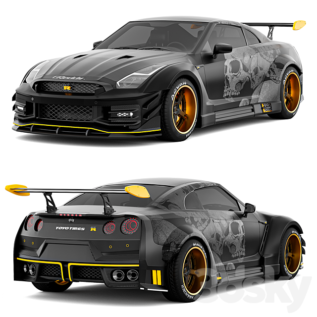 Nissan GTR R35 Nismo 3D Max - 3DMAXTER