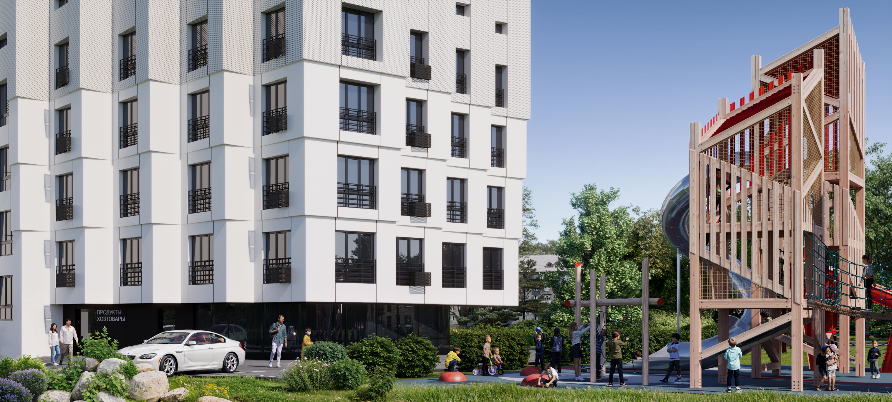 Жилой дом - Работа из галереи 3D Моделей