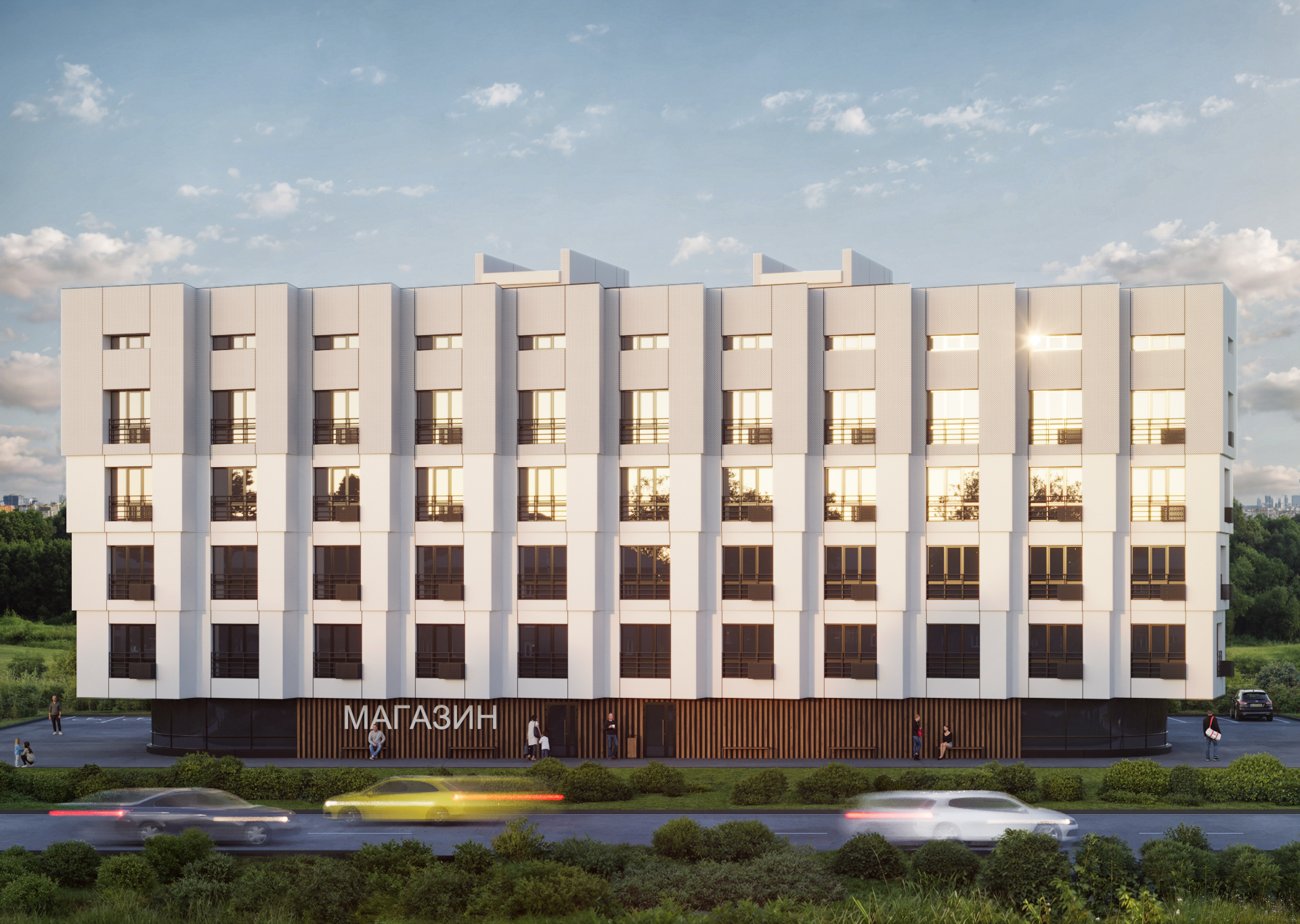 Жилой дом - Работа из галереи 3D Моделей