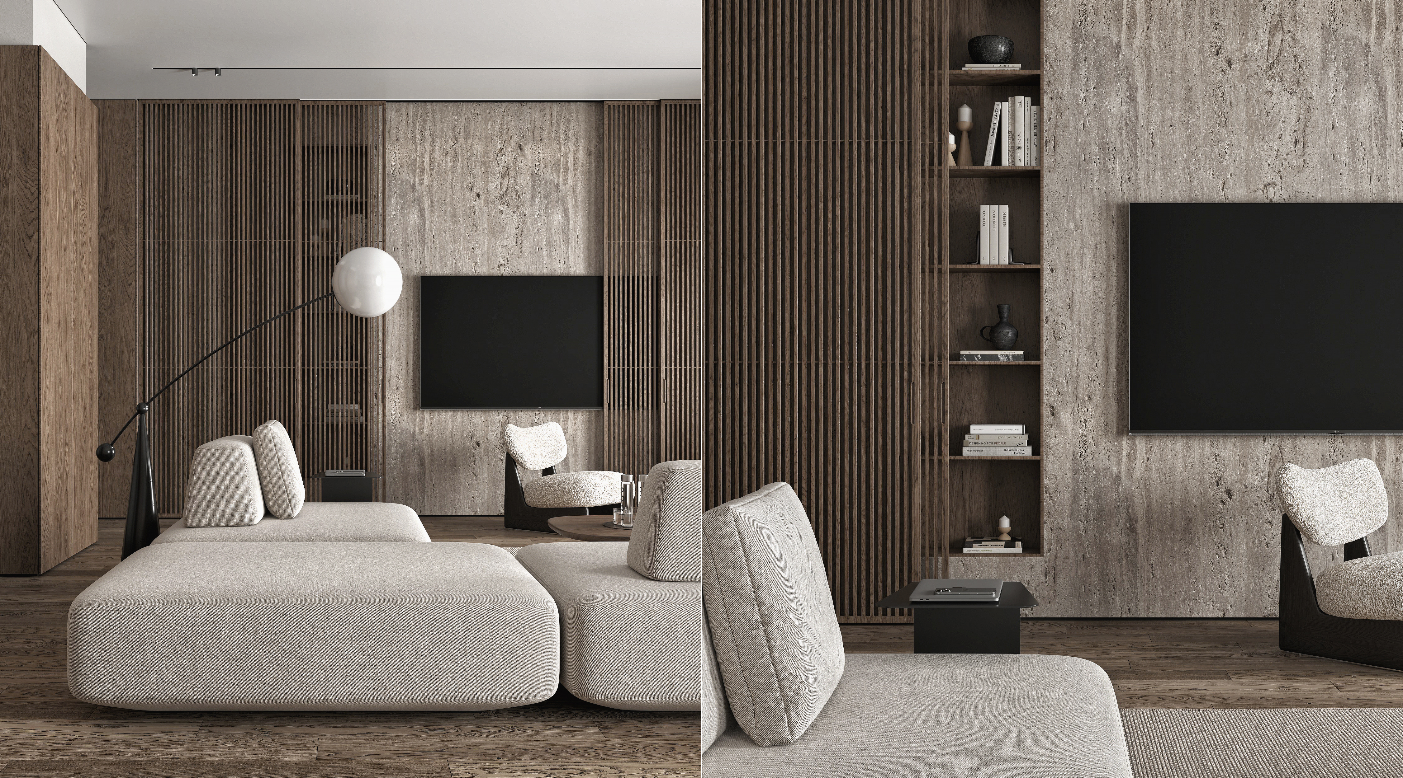 Kitchen & Living room - Работа из галереи 3D Моделей