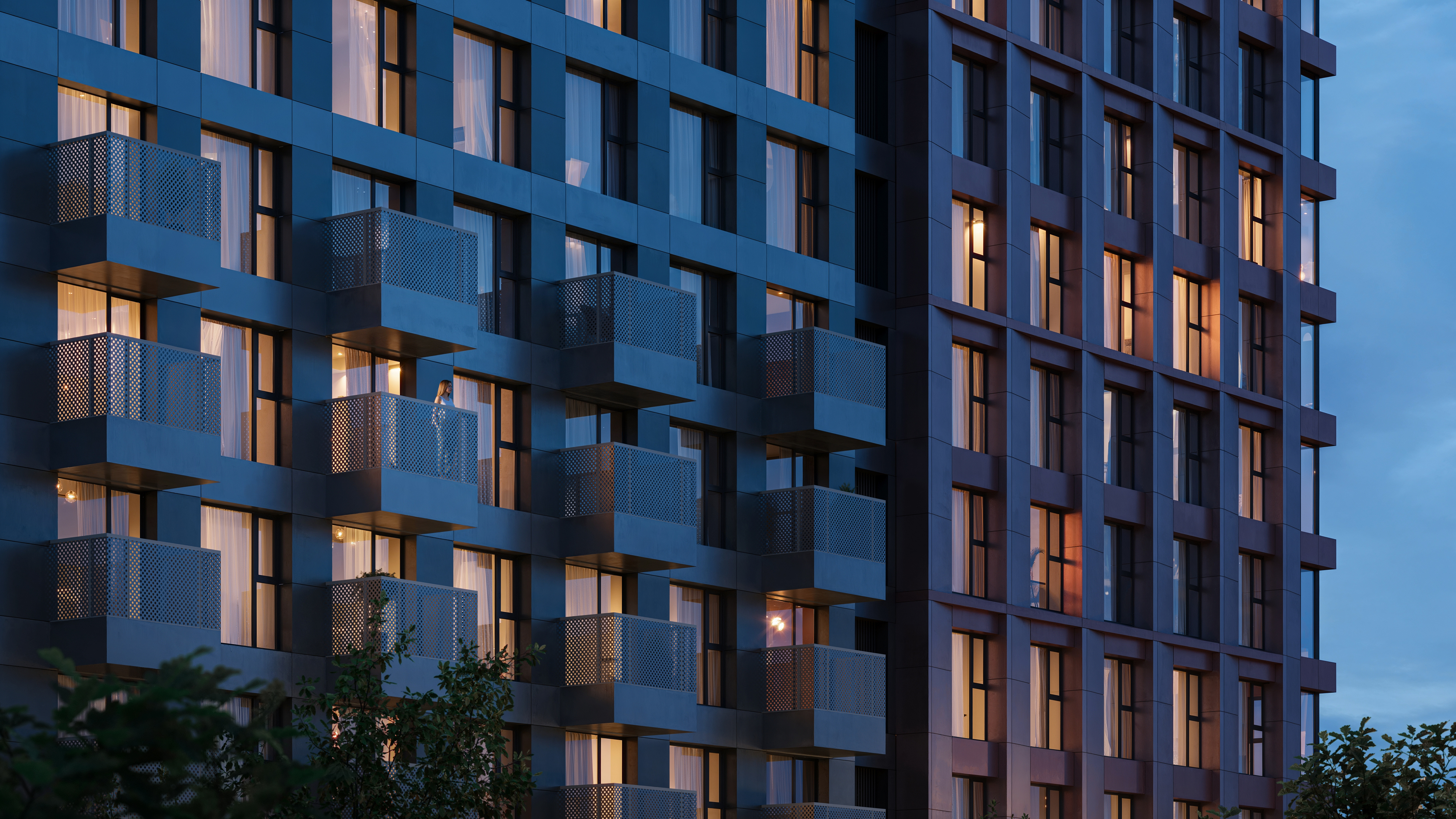 Жилой комплекс в Москве, Россия - Работа из галереи 3D Моделей