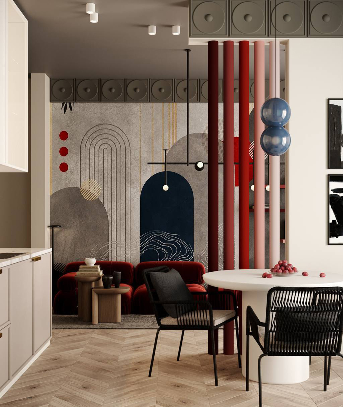 Гостиная - Работа из галереи 3D Моделей