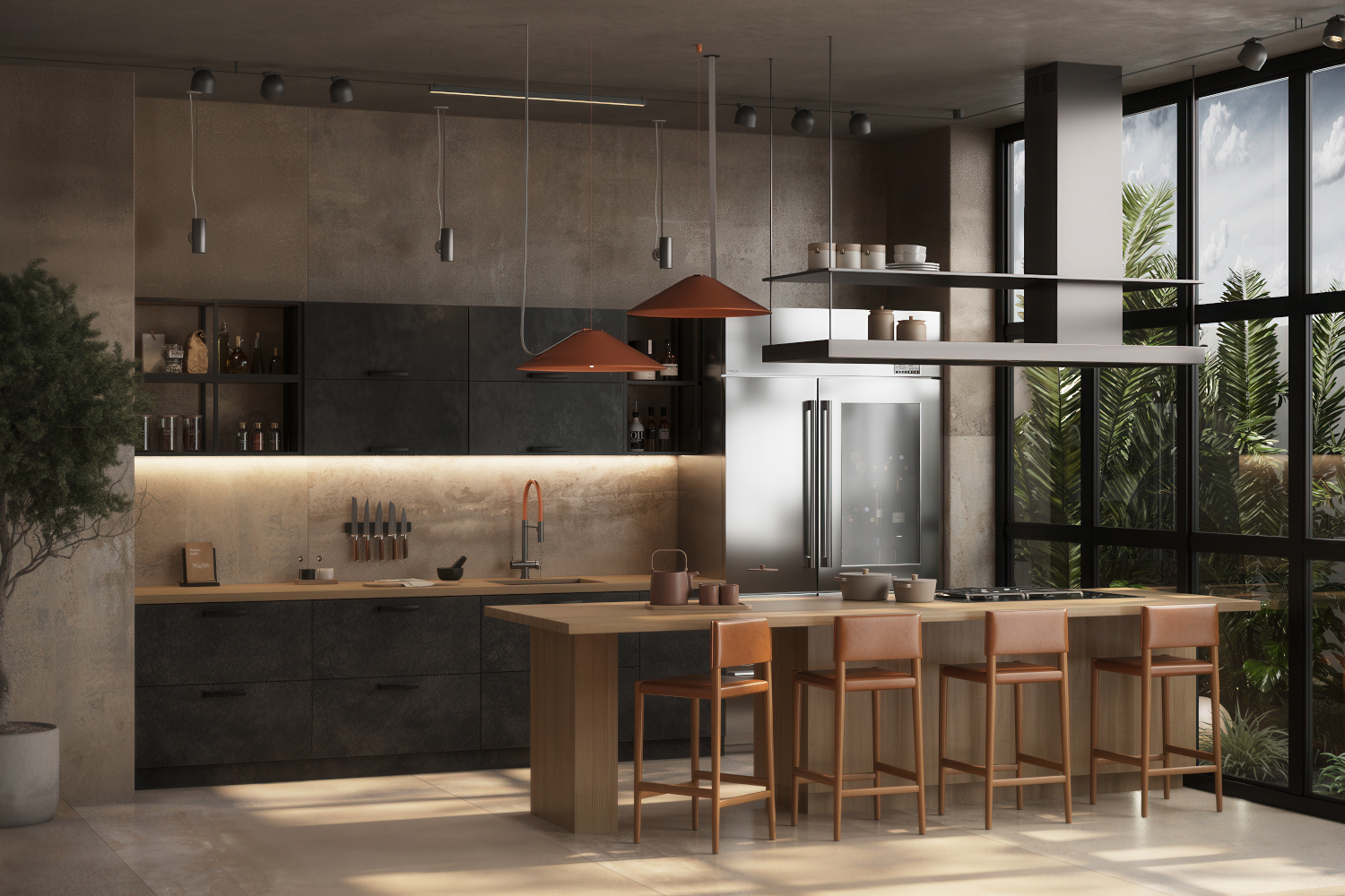 Кухни для каталога - Работа из галереи 3D Моделей