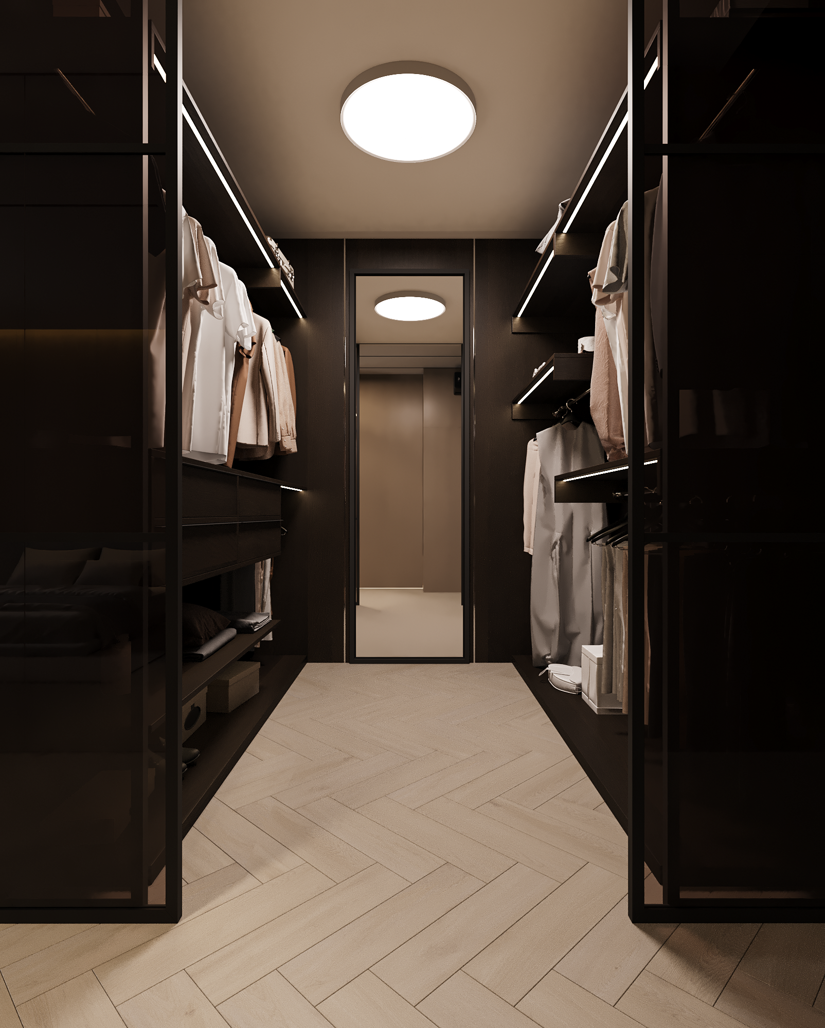 Минималистичная спальня (сделано по референсу) - Работа из галереи 3D ...